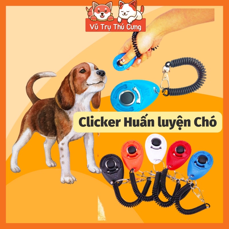 Clicker huấn luyện Chó nghe lời, Poodle, Pug, Husky, Chihuahua ...