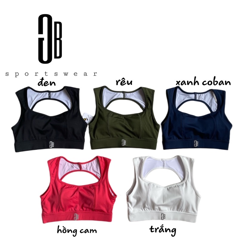 áo bra thể thao nữ cut ngực hở lưng tập gym yoga aerobic có sẵn mút ...