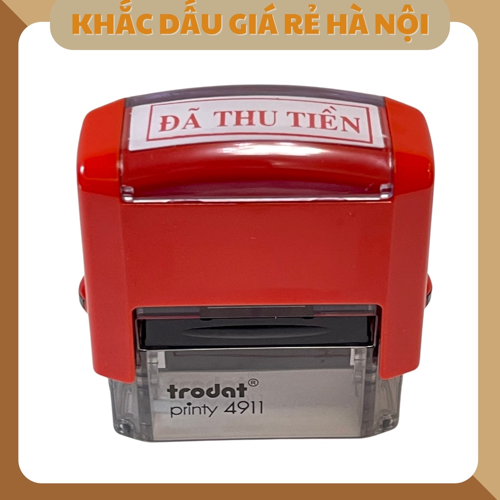 Khắc Con Dấu, Dấu Mộc Đã Thu Tiền Trodat Printer S-222 Màu Mực Đỏ Rõ ...