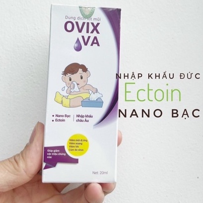 Xịt mũi Ovix VA cho trẻ em 20ml - Ovix dược sĩ Linh | Shopee Việt Nam
