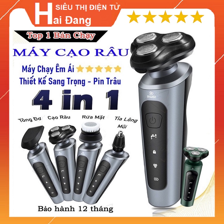 Máy Cạo Râu Cho Nam Nữ, Máy Cạo Râu Sạc Pin Đa Năng 4in1, Chính Hãng ...