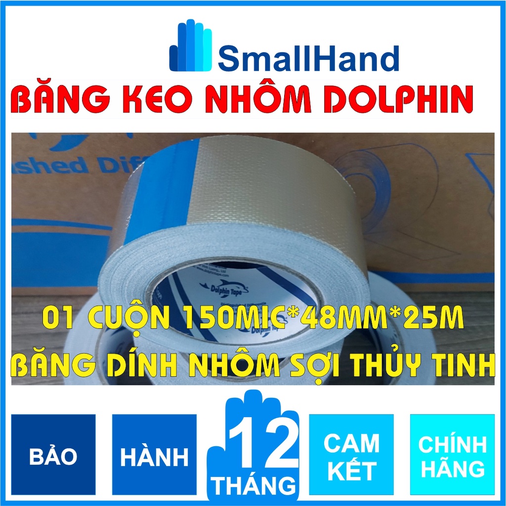 Băng Keo Nhôm sợi thủy tinh (48mm*25M) – Ứng dụng trong ngành điện lạnh – Quấn ống bảo ôn – Cách ...