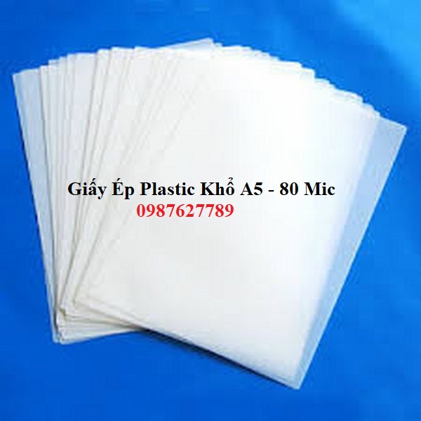 Giấy Ép Plastic Khổ A5 - 80 Mic 100 tờ | Shopee Việt Nam