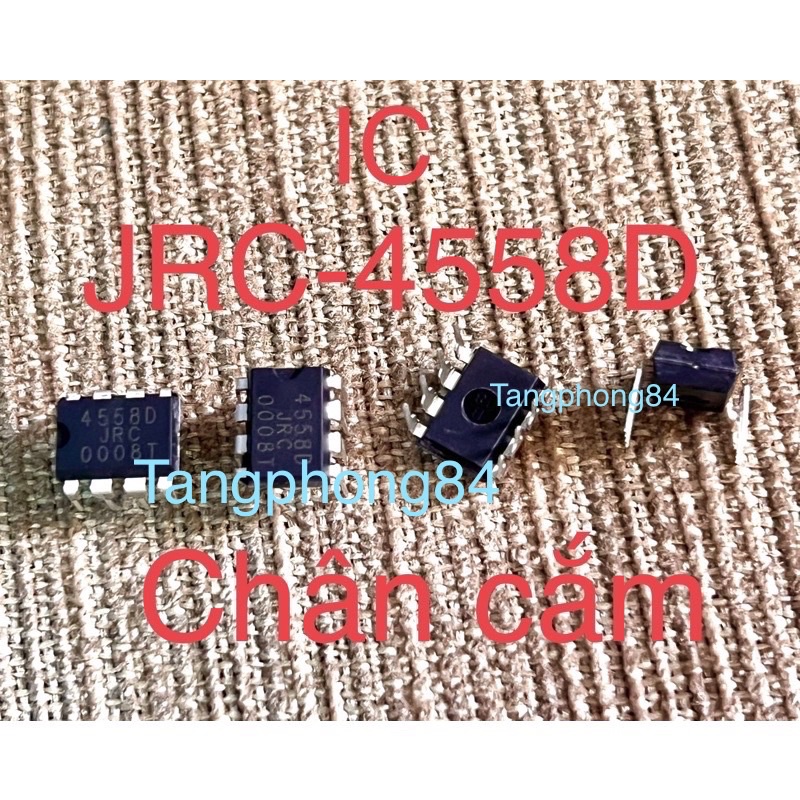 IC JRC-4558 Khuếch Đại âm thanh , loại tốt , giá 10 con 45k. có chân ...