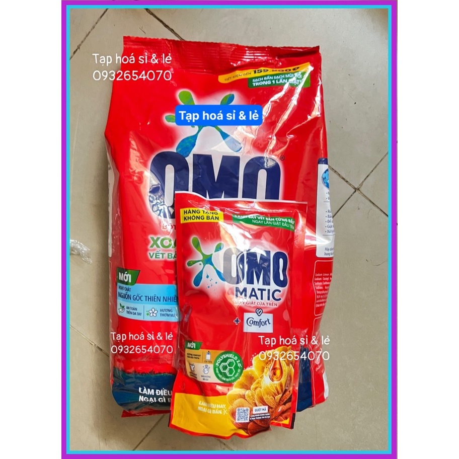 Bột giặt omo comfort tinh dầu 5,3kg tặg túi 350g | Shopee Việt Nam