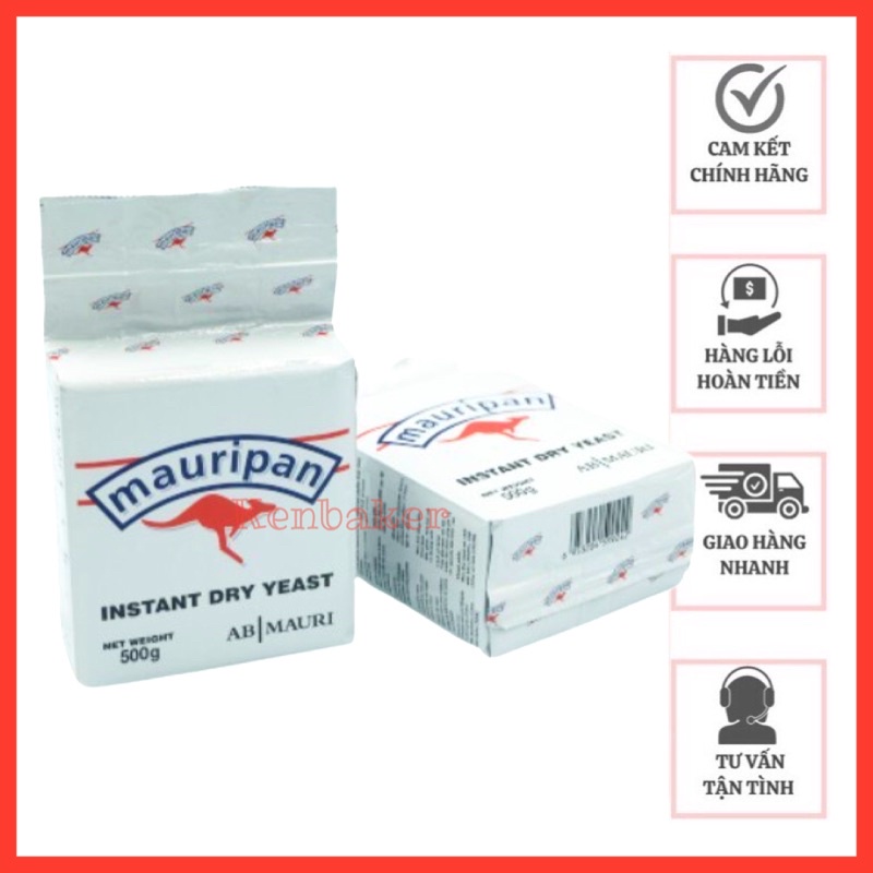 Men Nở/ Men khô lạt làm bánh AB mauri Mauripan 500g | Shopee Việt Nam