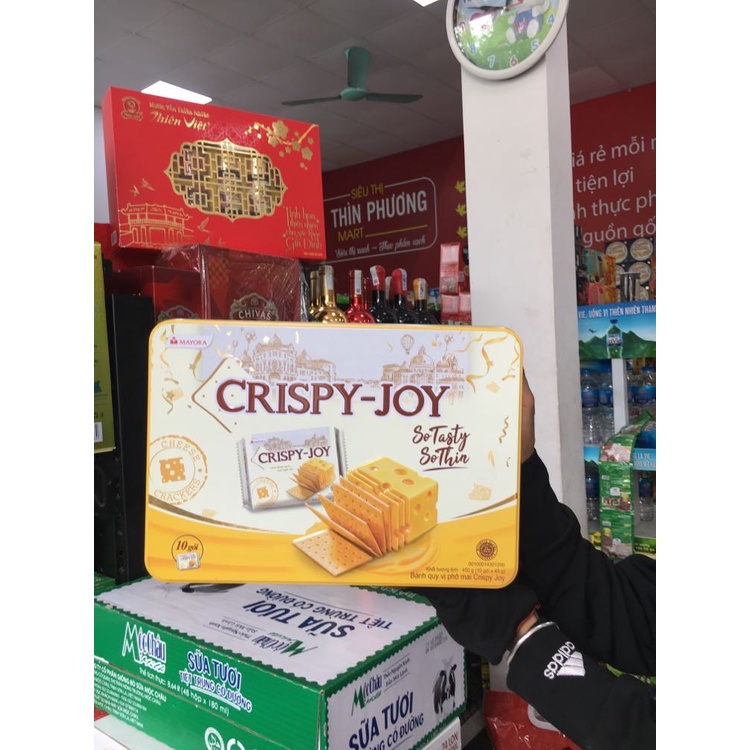 Bánh quy vị phomai CRISPY -JOY 450G | Shopee Việt Nam