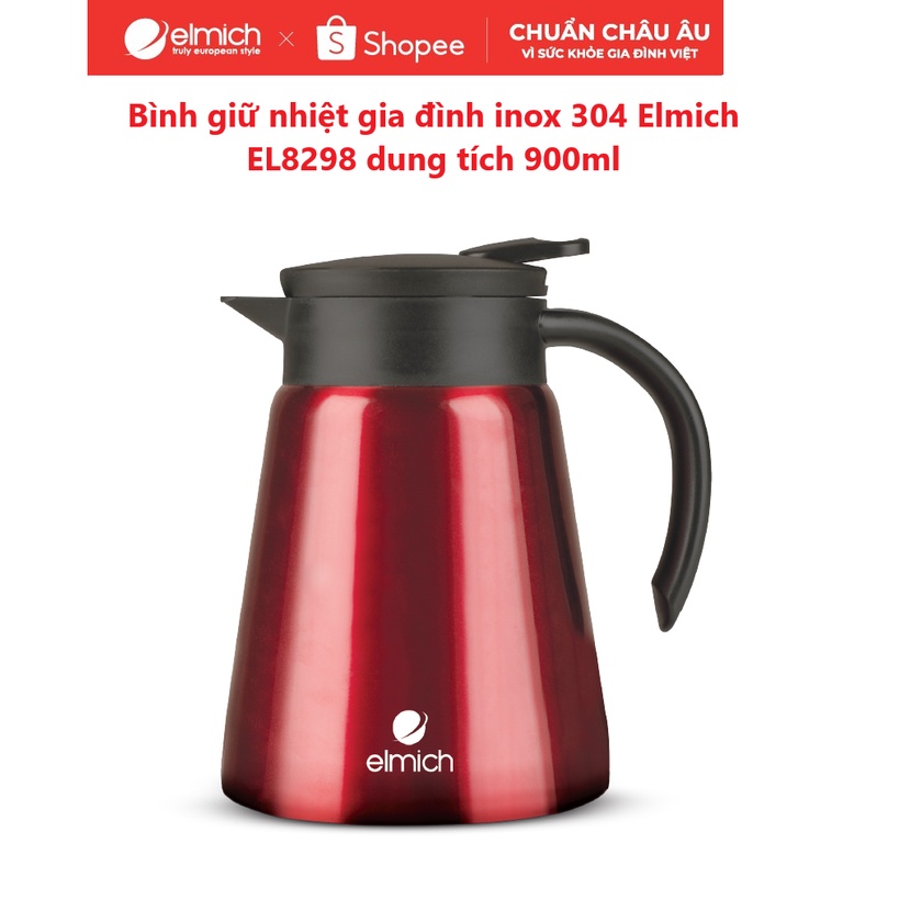 Bình giữ nhiệt gia đình inox 304 Elmich EL8298 dung tích 900ml | Shopee Việt Nam