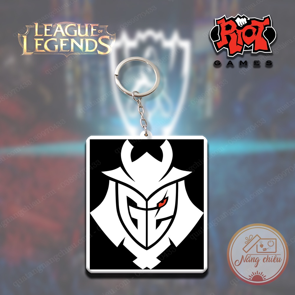 Móc Logo đội tuyển LMHT với các đội T1, DK, RNG, GAM, JDG, GENG, G2 - Dày In Sắc Nét 2 Mặt ...