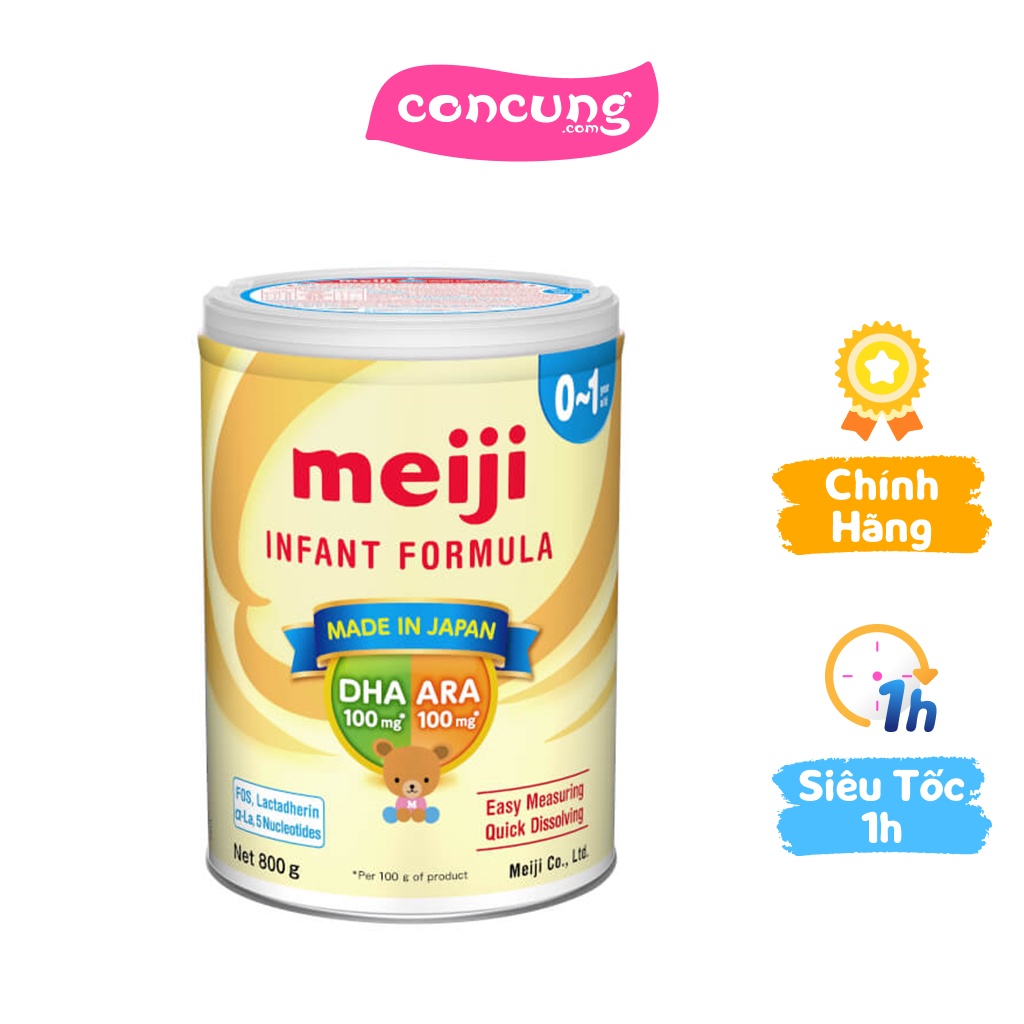 Sữa Meiji Infant Formula cho bé từ 0-12 tháng 800g | Shopee Việt Nam
