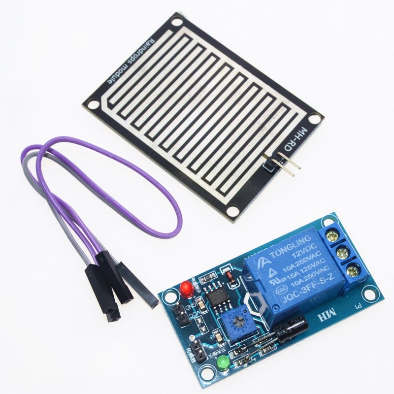 Module cảm biến mưa kèm relay 12V | Shopee Việt Nam