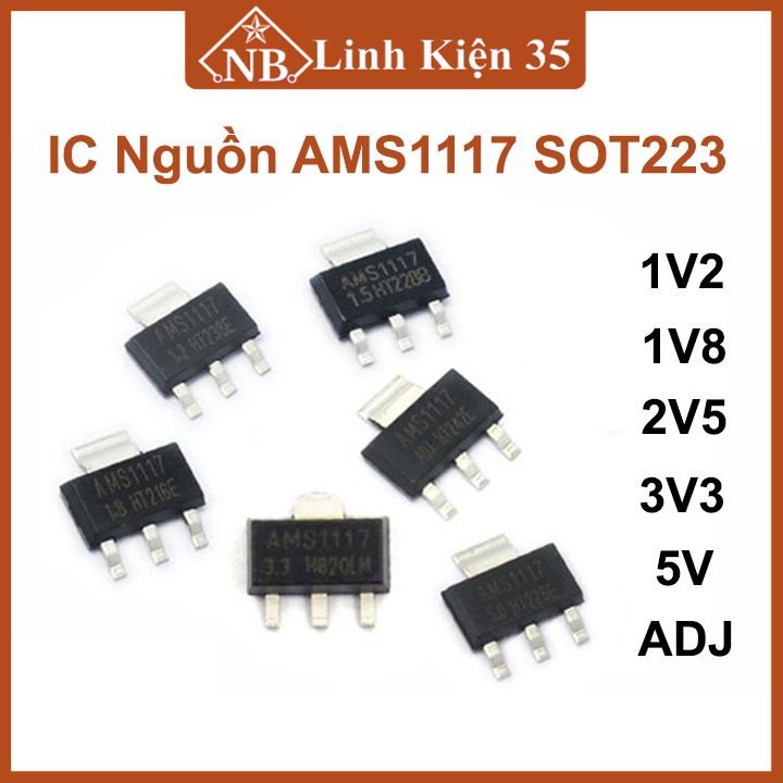 IC nguồn AMS1117 SOT223 | Shopee Việt Nam