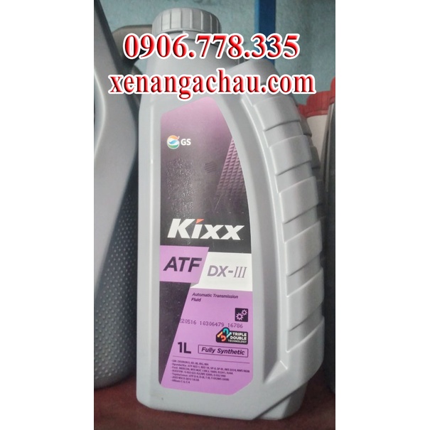 Dầu hộp số tự động và trợ lực tay lái KIXX ATF DX-III 1l | Shopee Việt Nam