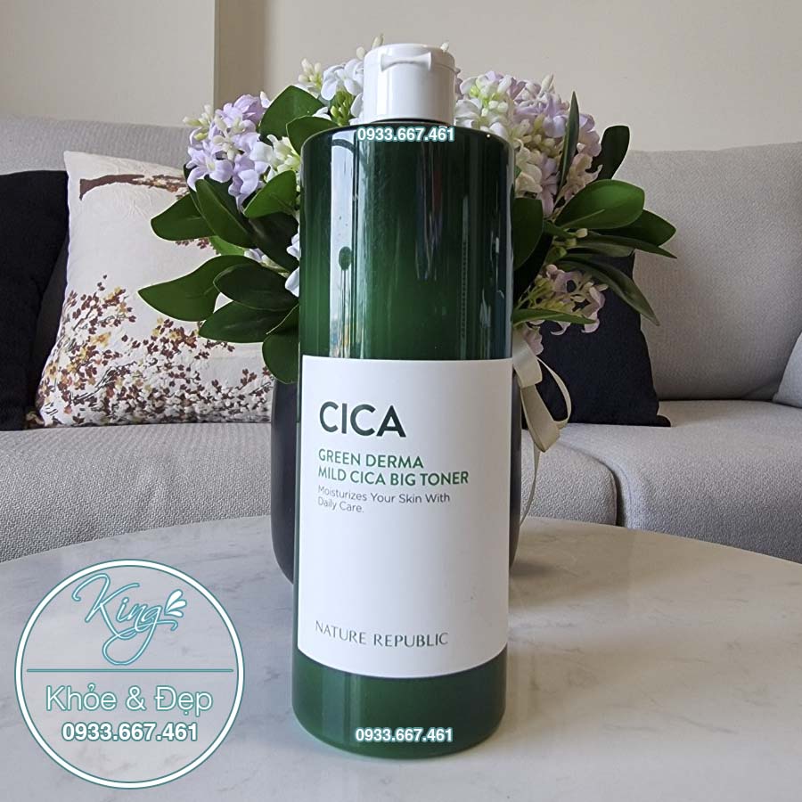 Nước Cân Bằng Nature Republic Green Derma Mild Cica Big Toner Date 2/ ...