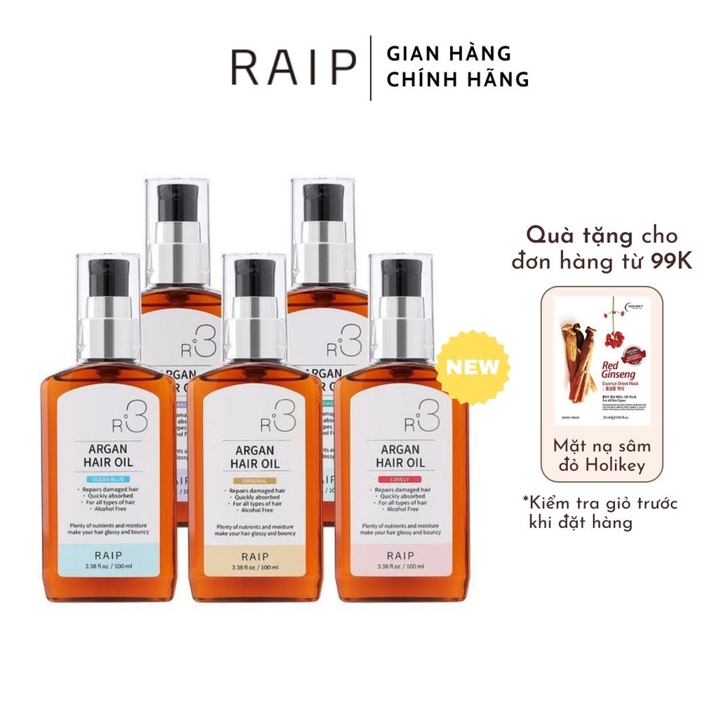 Dầu dưỡng tóc R3 Raip Argan Hair Oil dưỡng tóc Argan Oil chính hãng Hàn ...