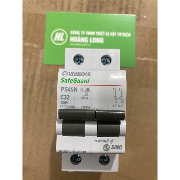 SINO - Cầu dao Aptomat CB 2P 2 Pha 2 tép Sino 10A 16A 20A 25A 32A 40A 50A 63A Cam kết chính hãng ...