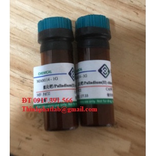 Hóa chất Palladium(II) chloride PdCl2 CAS 7647-10-1; chai 1g, Trung ...