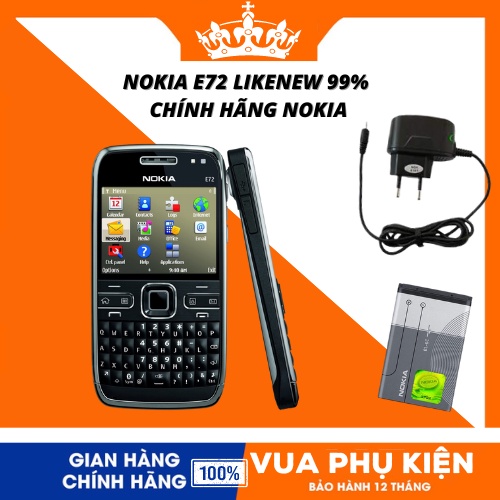 Điện Thoại Nokia E72 Wifi 3G Bảo Hành 12 Tháng chính hãng đẹp | Shopee Việt Nam