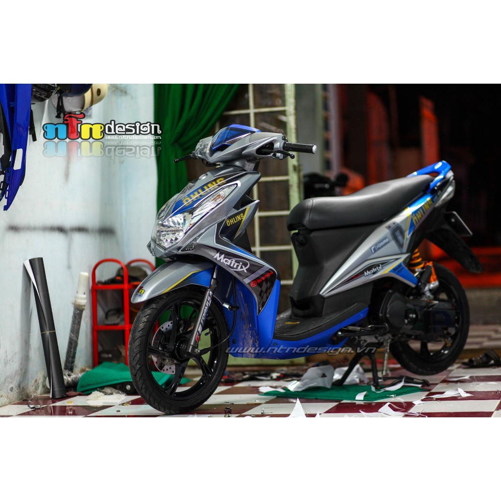 tem trùm luvias ohlins xám xanh màng bóng chất liệu mccal | Shopee Việt Nam