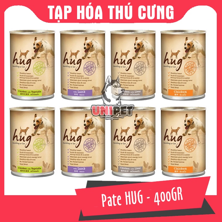 [CHÍNH HÃNG] Pate HUG cho chó - 400gr | Shopee Việt Nam