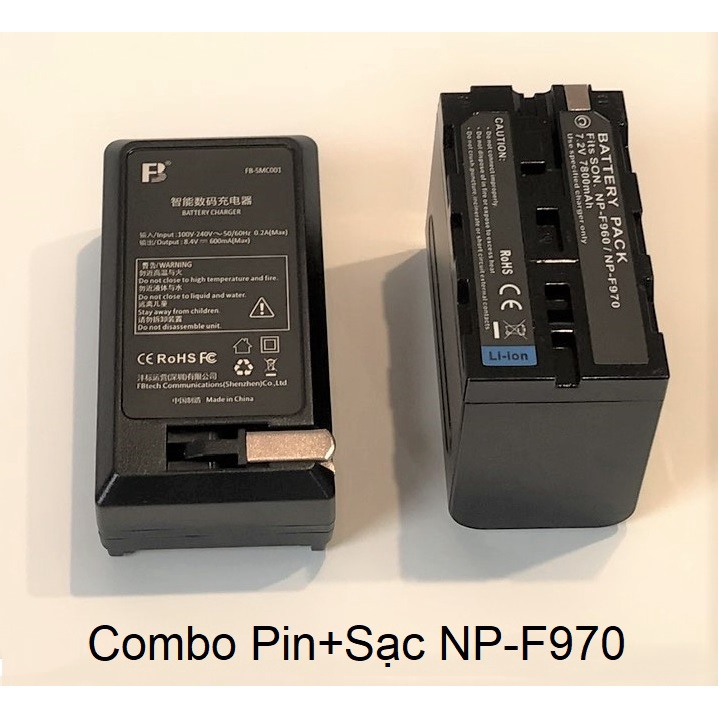 Pin NP-F 990, NP-F980 dung lượng khủng dùng cho Máy quay phim SONY, Đèn Led, Màn hình HD ...