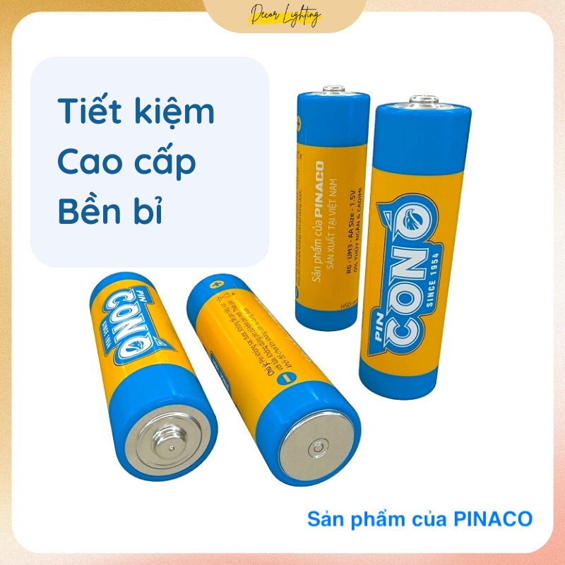 Pin Con Ó Vàng 2A Chính Hãng 1,5V - pin AA PINACO | Shopee Việt Nam