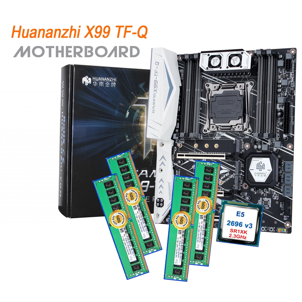 Combo Main HUANANZHI X99 TF-Q + Xeon E5 V3 + RAM DDR4 REG ECC. Chuyên Game - Đồ Họa - Giả lập ...