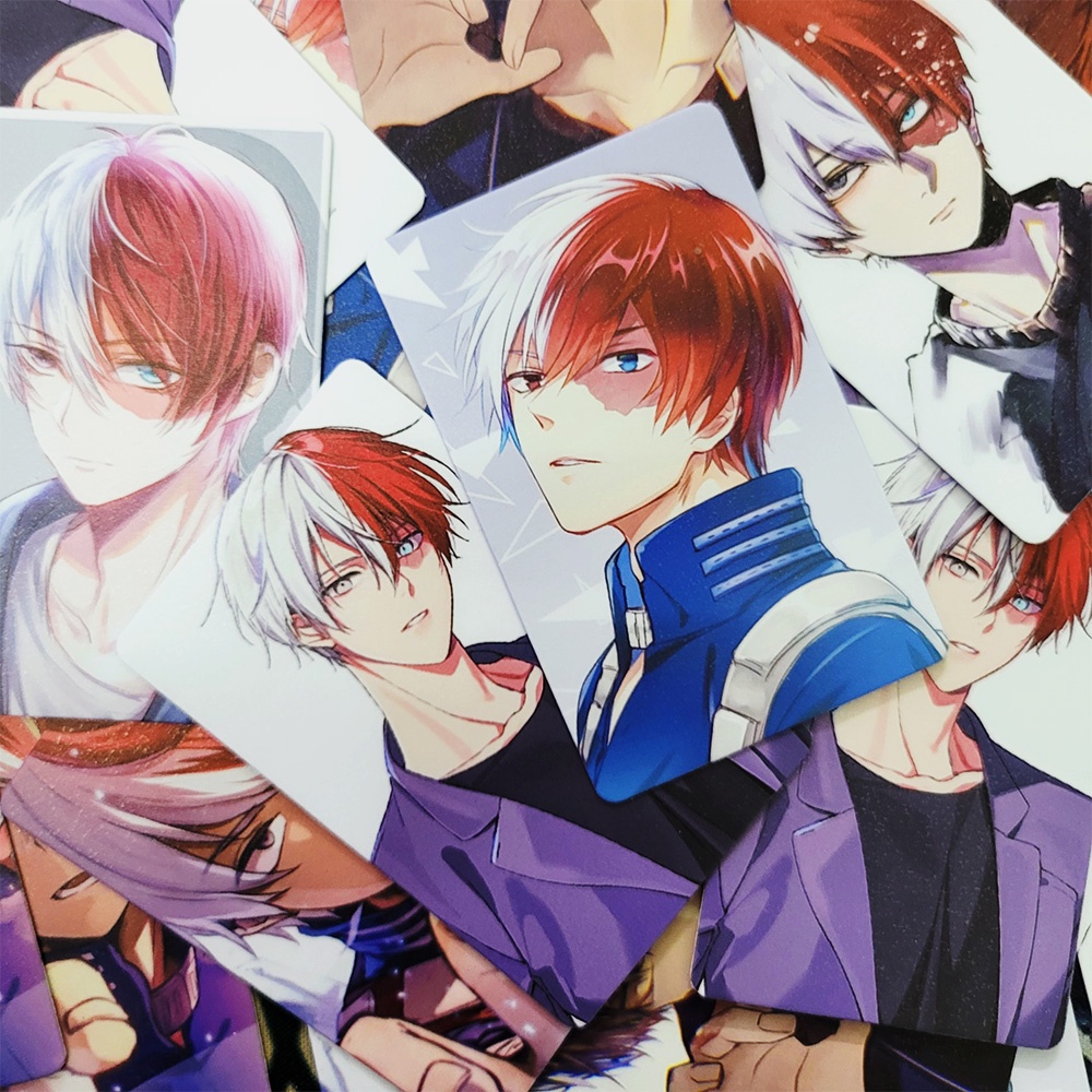 [ PHOTOCARD ] Thẻ Card Bo Góc Nhân Vật Shoto Todoroki Trong Anime My ...