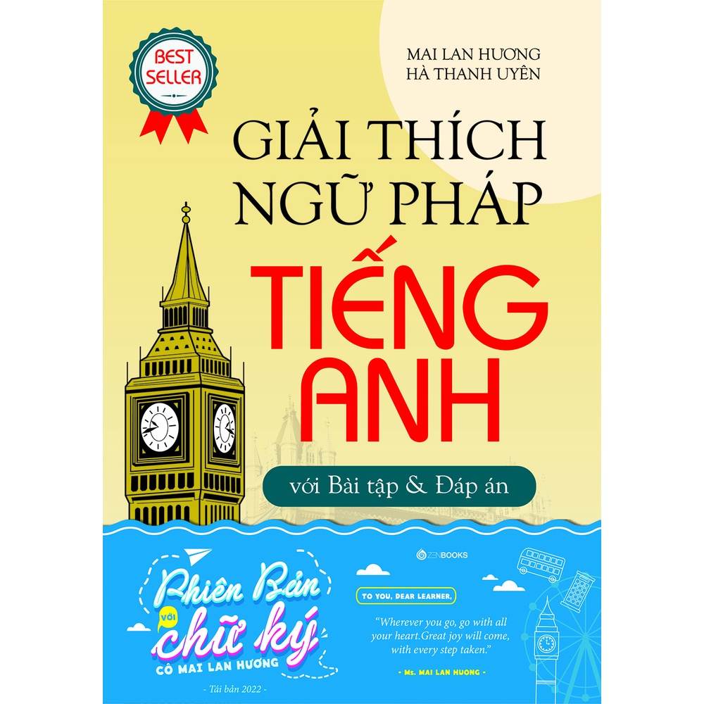 Sách Zenbooks - Giải Thích Ngữ Pháp Tiếng Anh - Mai Lan Hương | Shopee Việt Nam