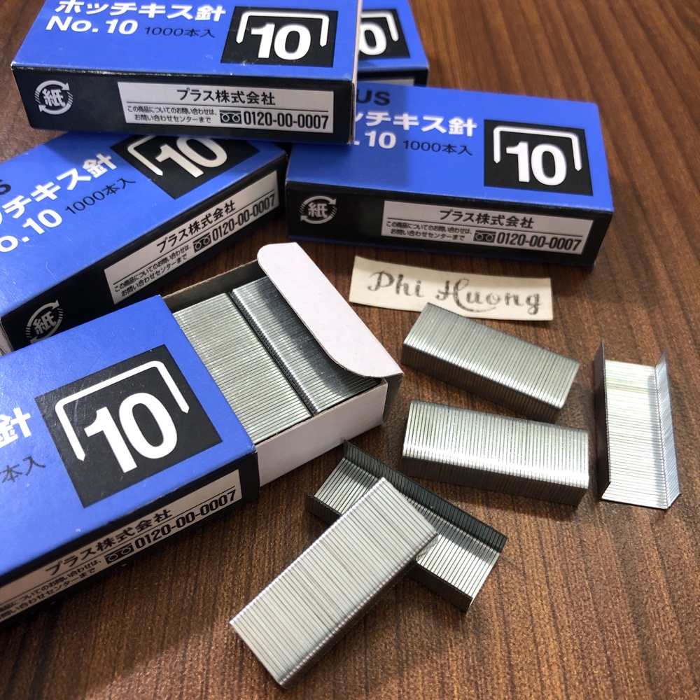 Set 5 hộp kim bấm số 10 Plus, phụ liệu văn phòng phẩm | Shopee Việt Nam