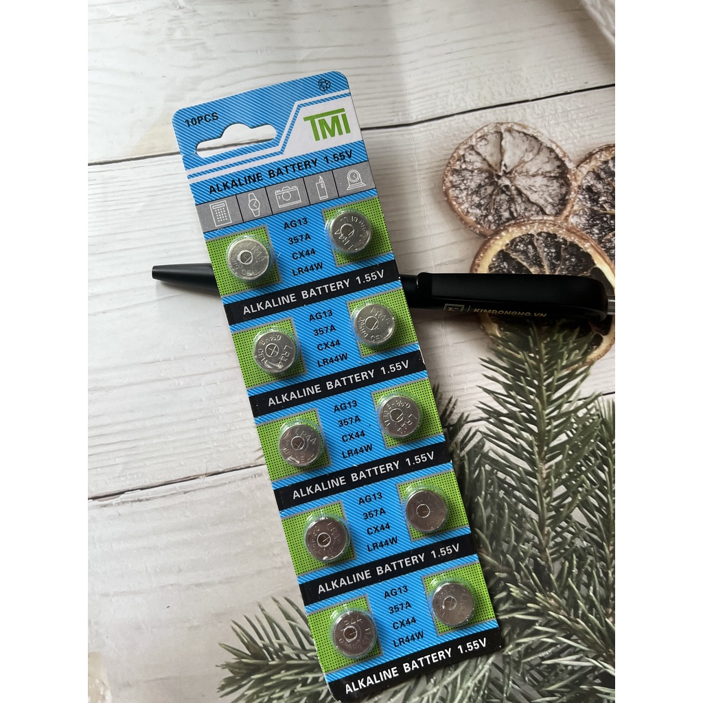 Vỉ 10 viên pin LR44 A76 AG13 SODA G13 1,5V | Shopee Việt Nam