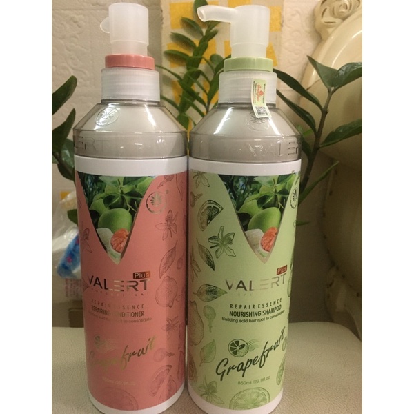 Dầu gội xả bưởi VALERT GRAPEFRUIT chống rụng tóc 850mlx2 | Shopee Việt Nam