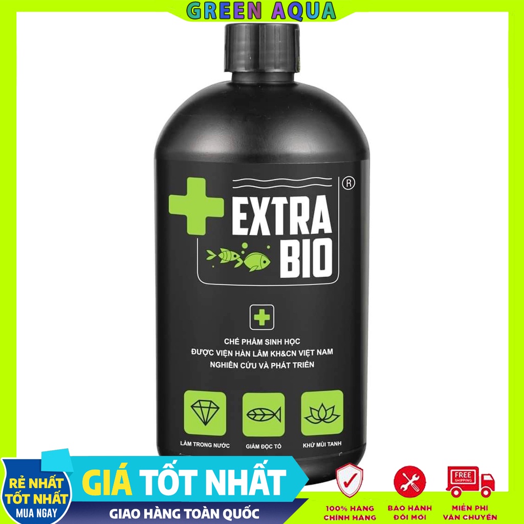 ExtraBio VN (Chai 1 Lít) | Vi sinh Extra Bio phân hủy chất hữu cơ và giảm mùi hôi cho hồ cá thủy ...