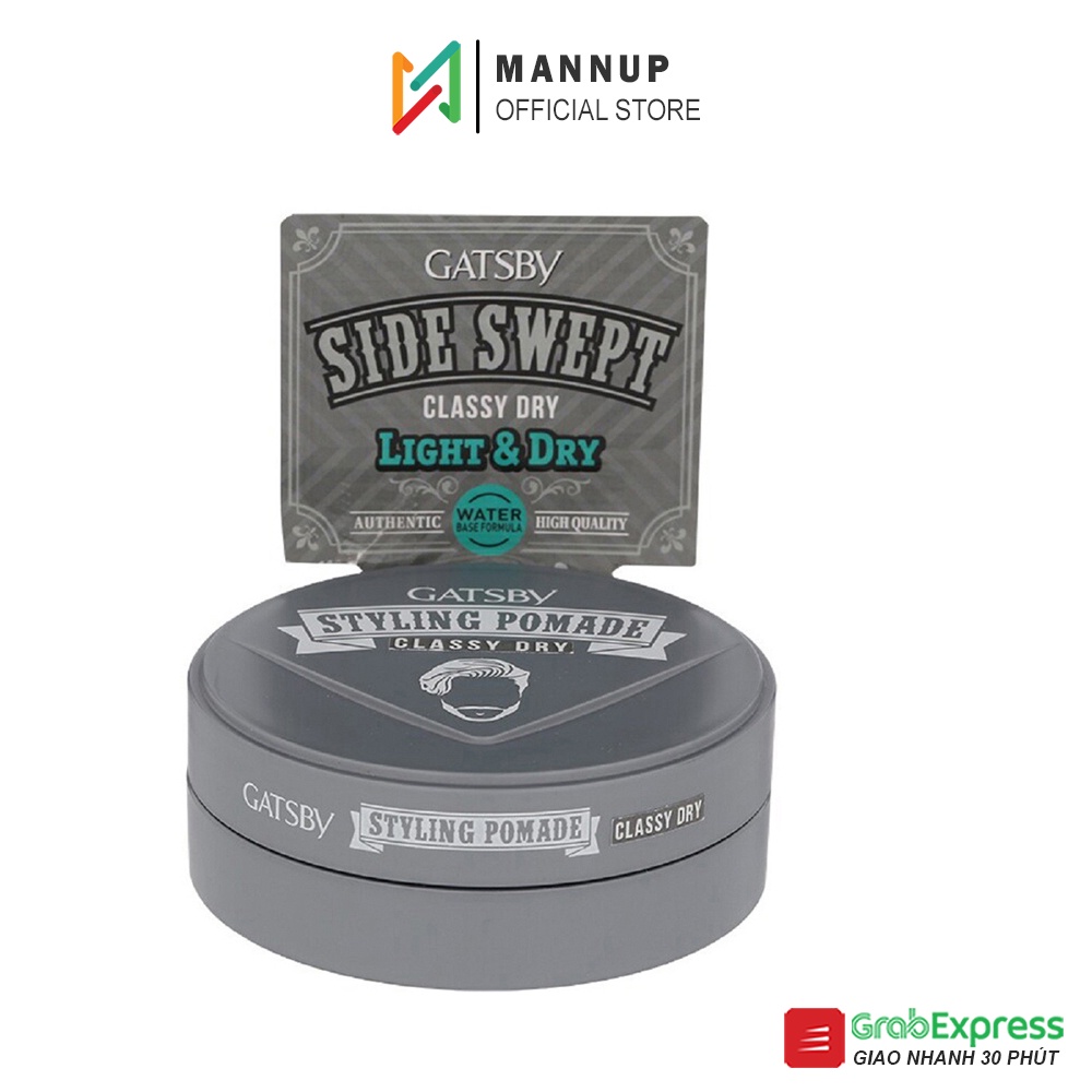 Sáp Vuốt Tóc Nam Gatsby Styling Pomade Classy Dry 75g - Wax Tạo Kiểu ...
