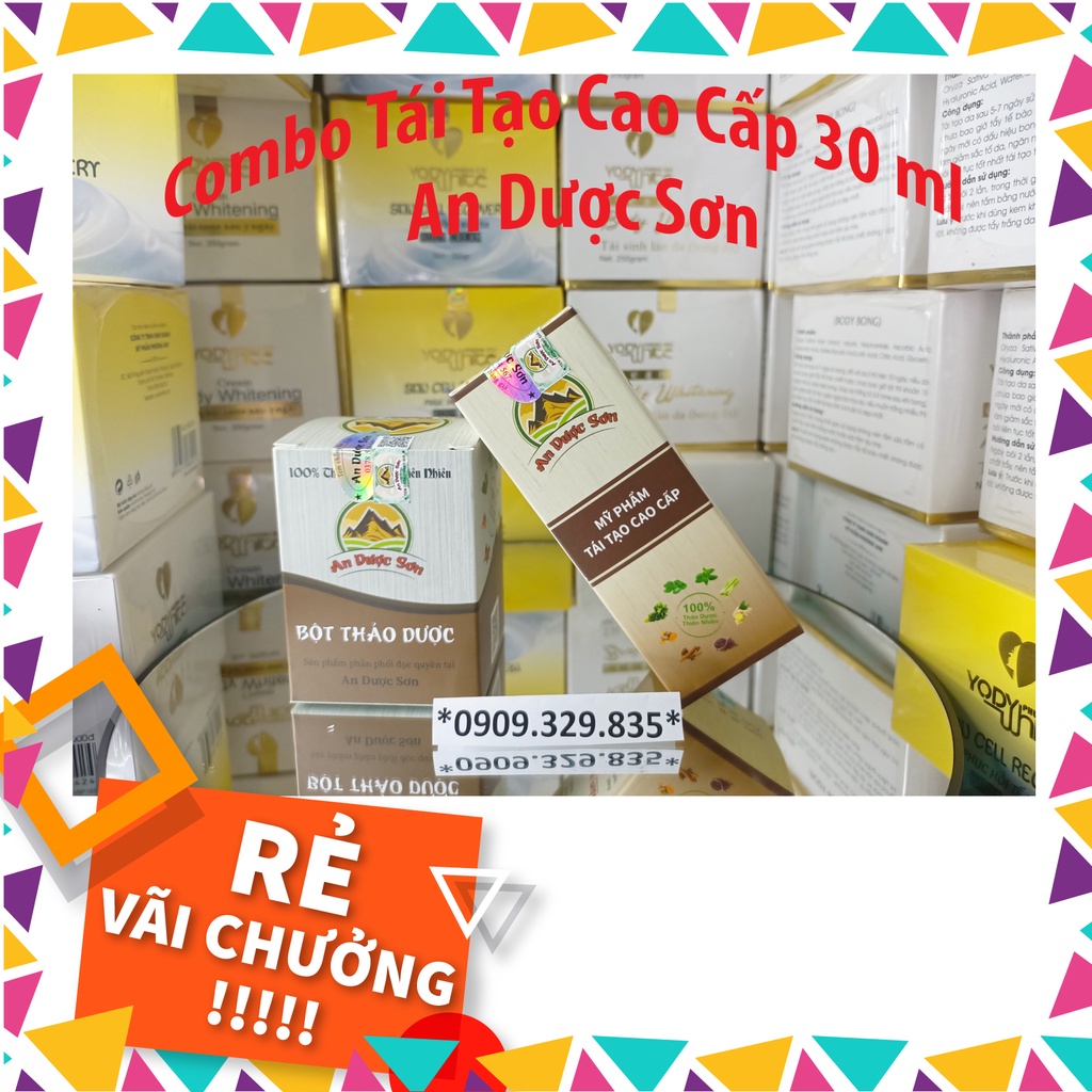 Combo An Dược Sơn 30ml - Serum tái tạo và Bột Thảo Dược | Shopee Việt Nam