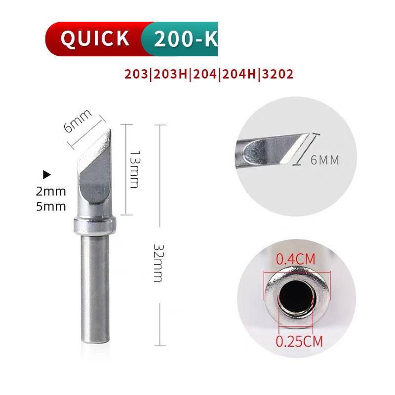 Mũi hàn QUICK 200-K lưỡi dao dùng cho QUICK 203/203H/204/204H/3202 ...