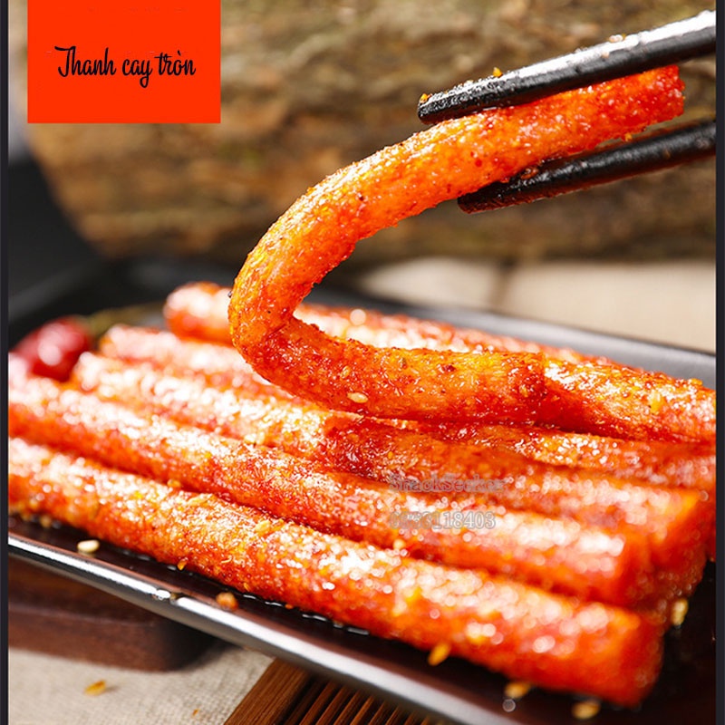 Tổng hợp các loại thanh cay, que cay, tăm cay Hồ Nam ăn liền - SNACKSEEKER - Combo đồ ăn vặt ...