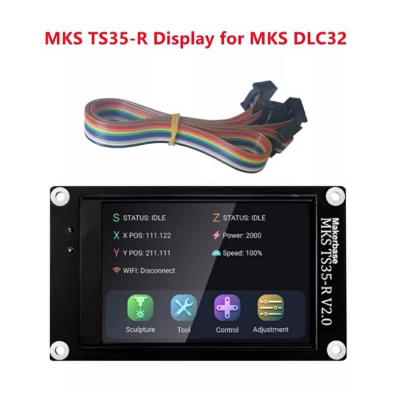 Màn hình MKS TS35-R và board mạch MKS DLC32 32bits 240MHz dùng cho máy ...