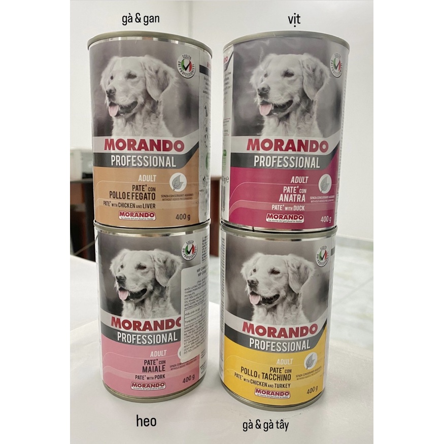 Pate Morando cho chó thơm ngon 400gr | Shopee Việt Nam