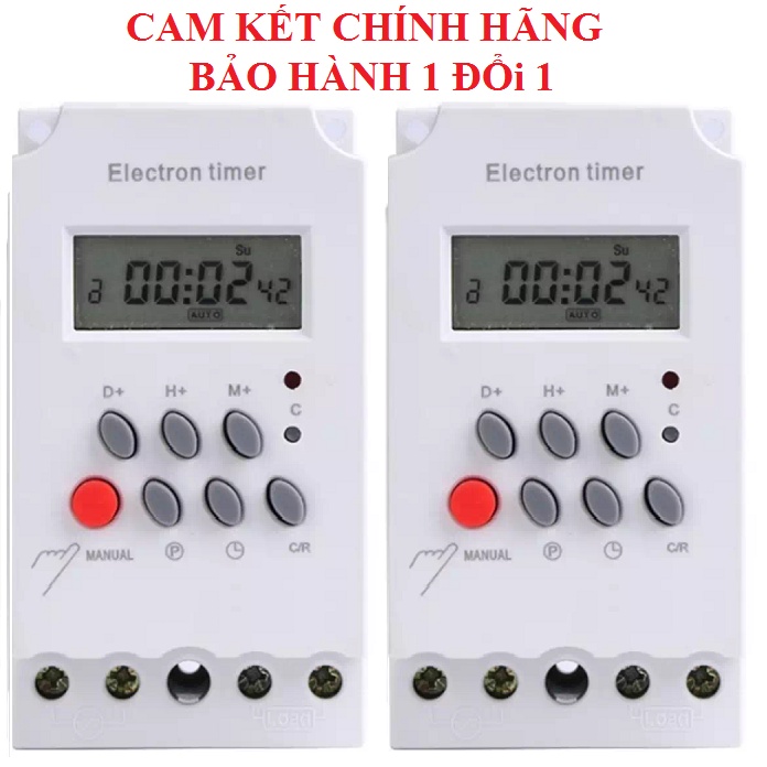 Bộ 2 công tắc hẹn giờ KG316t-ii Electron Timer 16 chương trình HÀNG ...