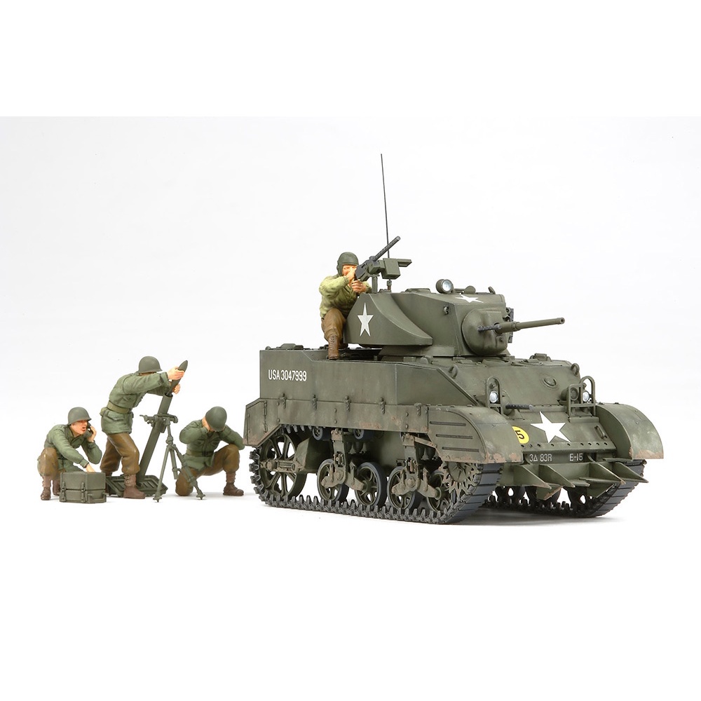 [TAMIYA] 35313 Mô hình xe tăng quân sự 1/35 SCALE U.S. LIGHT TANK M5A1 ...