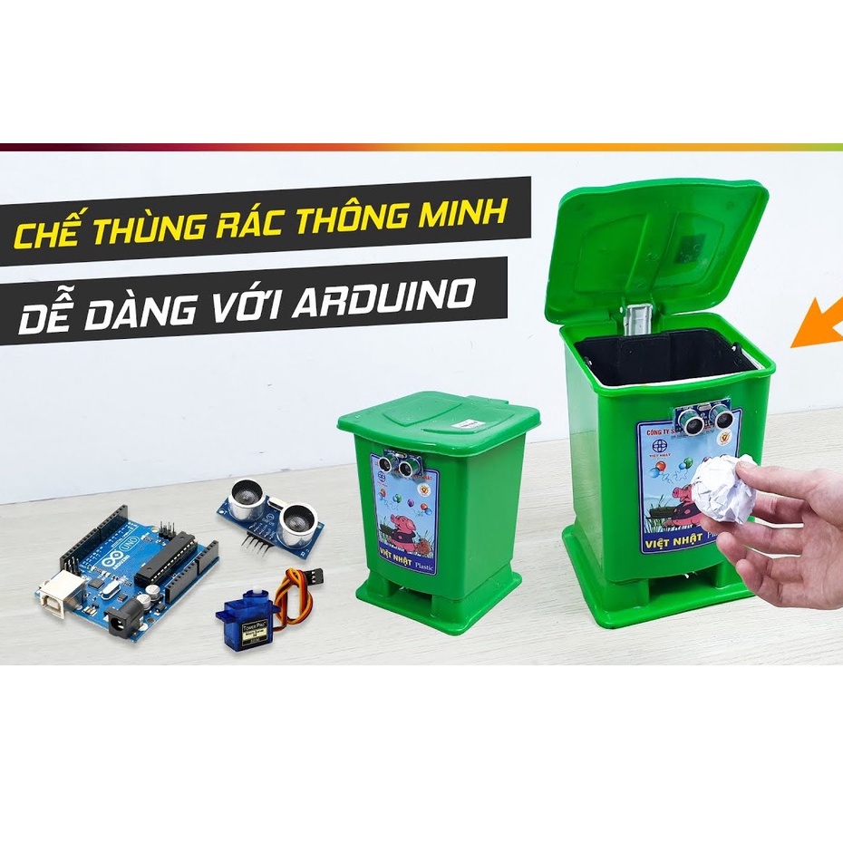 Combo Chế Thùng Rác Thông Minh Sử Dụng Arduino | Shopee Việt Nam