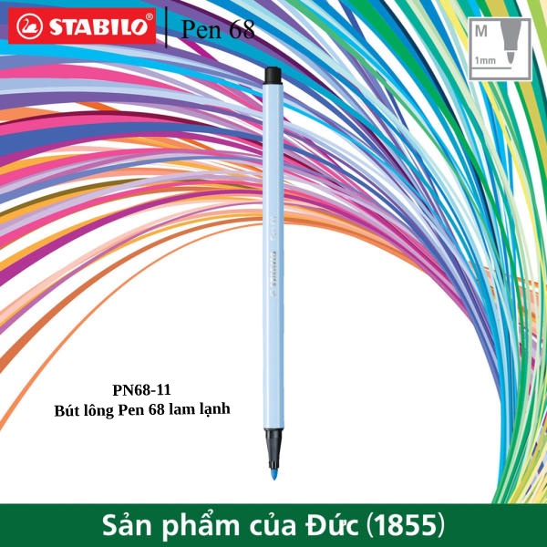 Bút lông màu STABILO Pen68 1.0mm PN68 nhóm 2 | Shopee Việt Nam