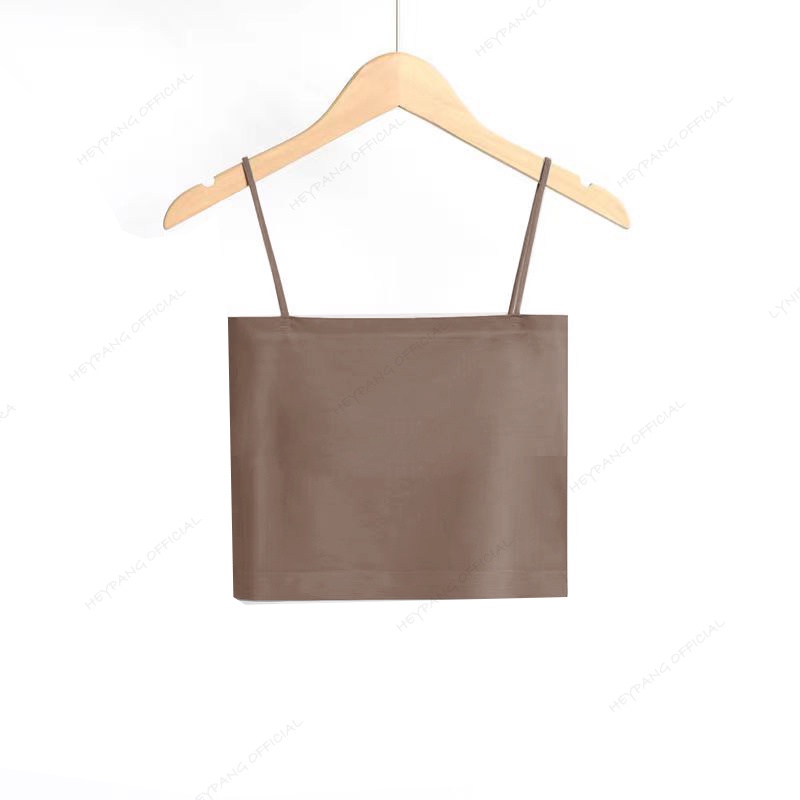 Áo hai dây nữ croptop có mút ngực dành cho cả bigsize siêu dãn trẻ ...