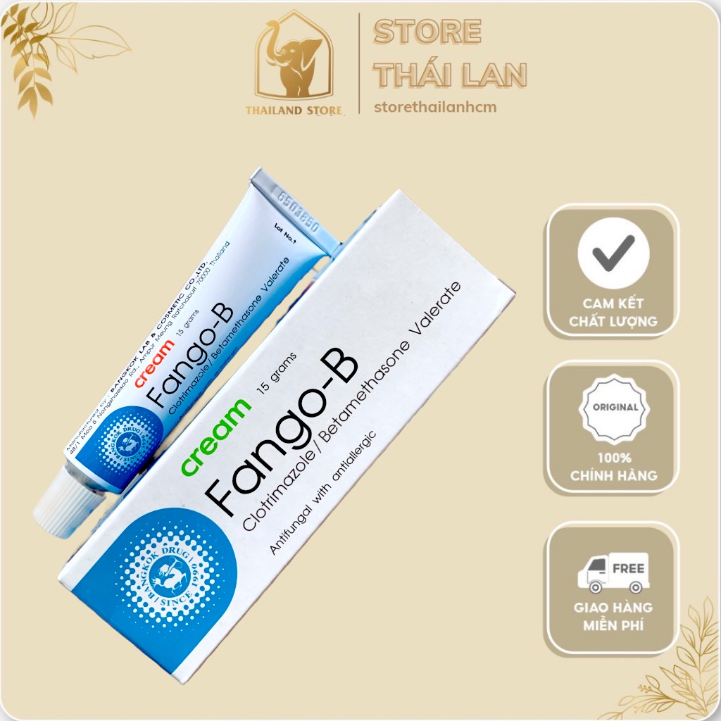 [CHÍNH HÃNG] Kem bôi lang ben, nấm ngứa Fango-B CREAM 15gr Thái Lan ...