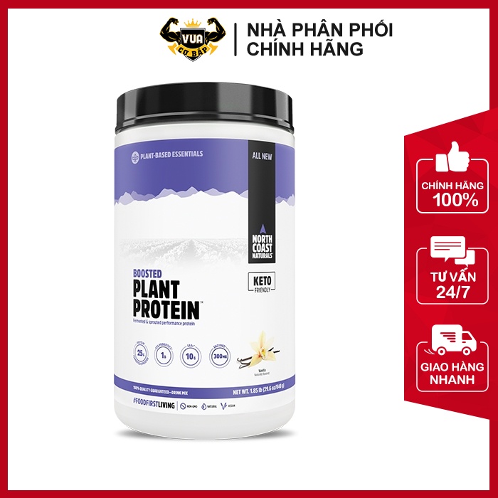 Whey Protein Thực Vật Hữu Cơ Boosted Plant Protein North Coast Naturals ...