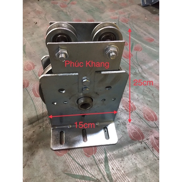 Bộ puly quay mái bạt xếp bằng môtơ cửa cuốn - Phụ kiện mái xếp | Shopee ...