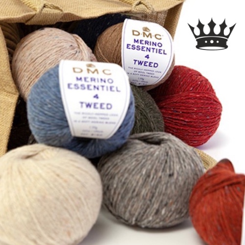 (HN) CROWN Cuộn len DMC Merino 4 Tweed 50gr | Shopee Việt Nam