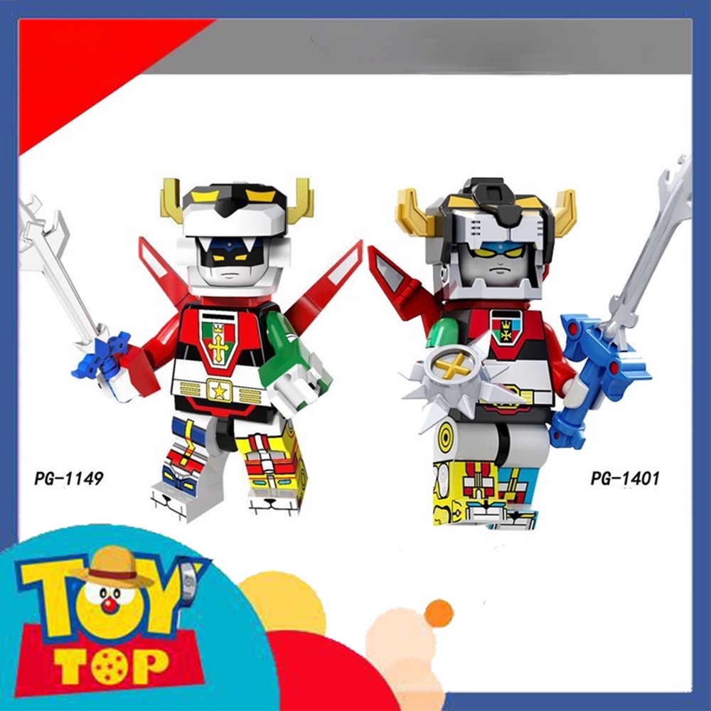 [Một con] Đồ chơi lắp ráp mini nhân vật người máy robot dũng sĩ Hesman ...