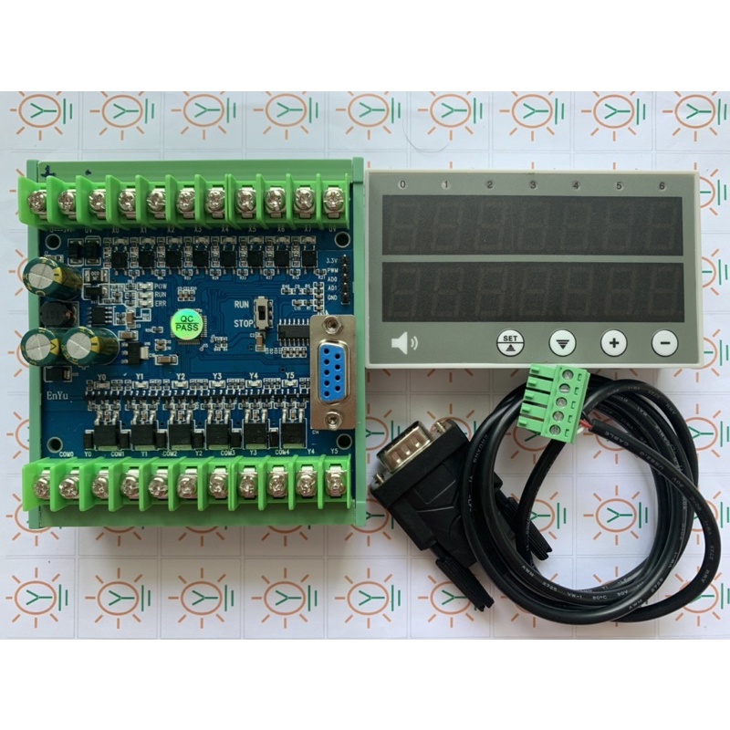 PLC EY-Mitsubishi FX2N-14MT có đế và HMI LED 7 đoạn 2 số | Shopee Việt Nam
